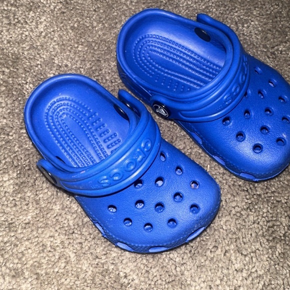 CROCS | Shoes | New Infant Crocs Kids Classic Clog Blue | Poshmark
